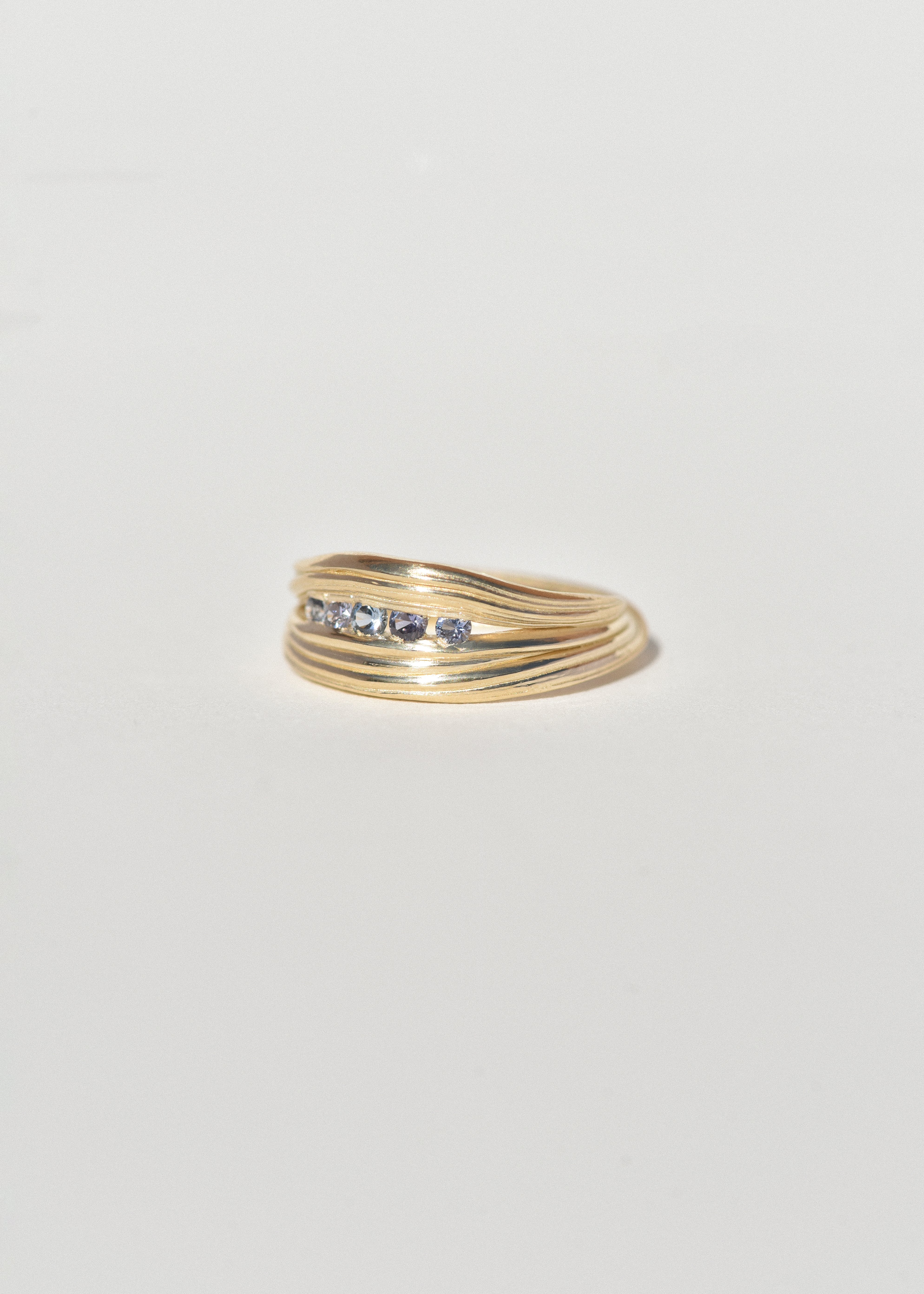 Yogo Sapphire Ligne Ring in 14k Gold – Leigh Miller