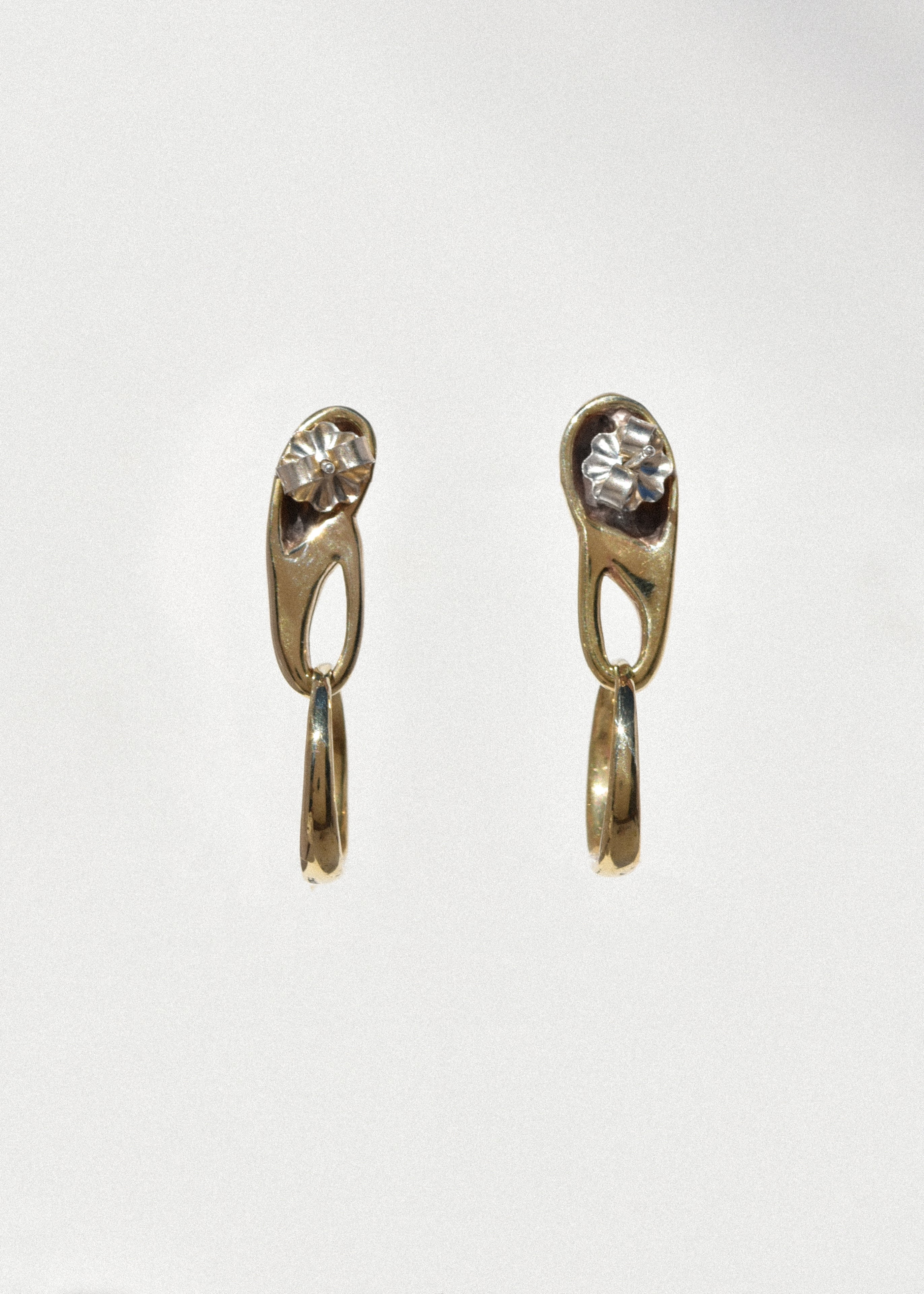 Brass Loop Hoops – Leigh Miller