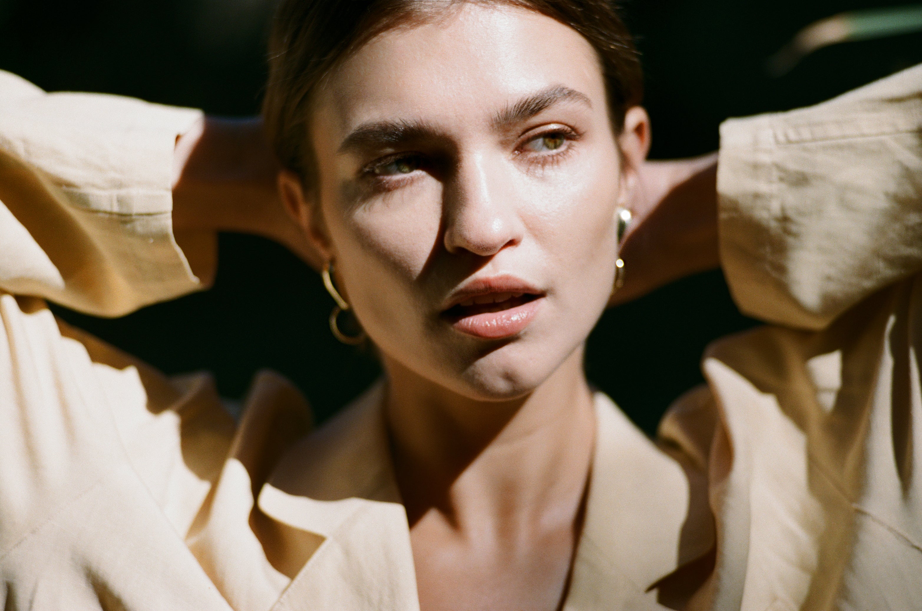 Brass Loop Hoops – Leigh Miller