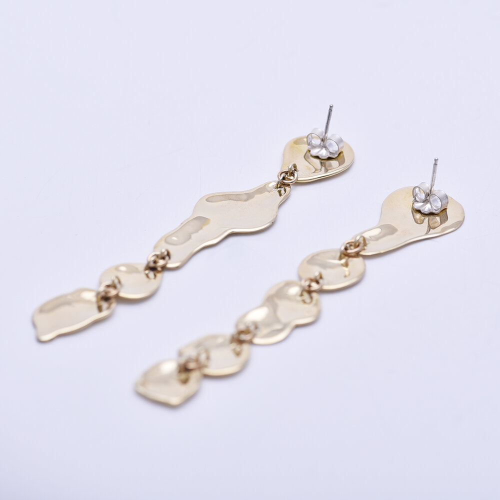 Brass Drip Earrings – Leigh Miller