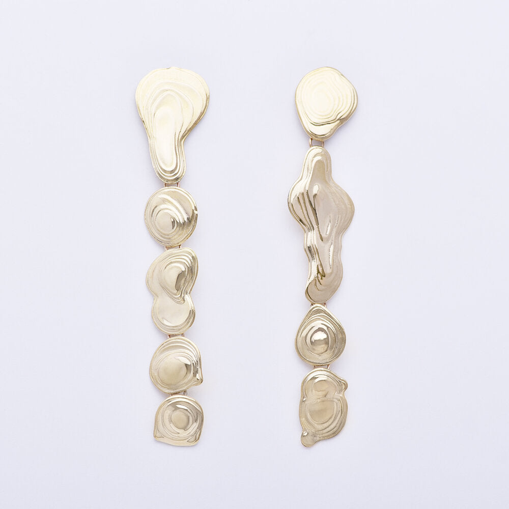 Brass Drip Earrings – Leigh Miller